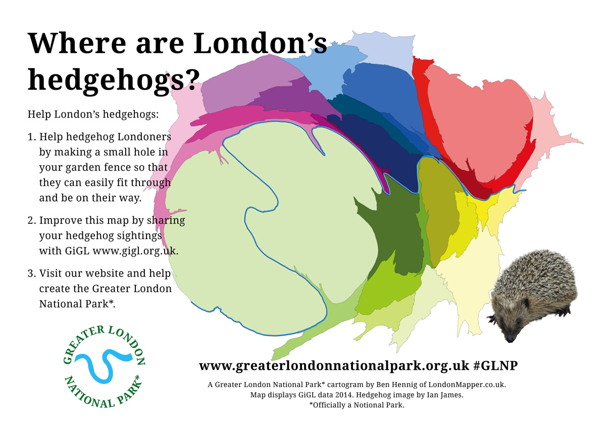 Where Are London's Hedgehogs? [Map] - Randomly London