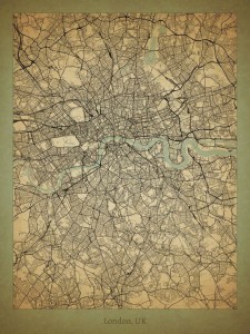 10 New & Unique Minimalist Artistic Maps Of London - Randomly London